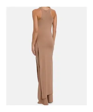 DONDUP Side Slit Sleeveless Maxi Dress