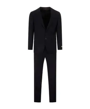 Canali Long-sleeved Suit - Black