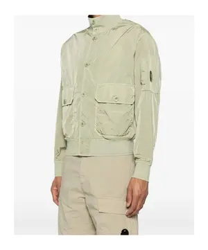 C.P. COMPANY Button Pocket Jacket - Moss Ash