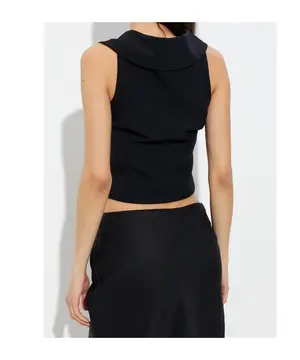 Cult Gaia V-neck Vest With Central Zip