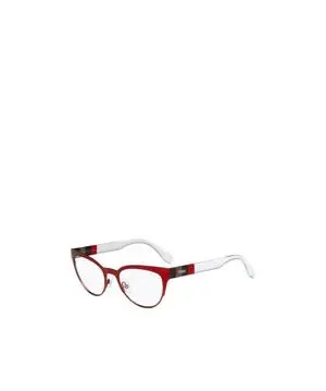 Fendi Logo Detail Eyeglasses - White
