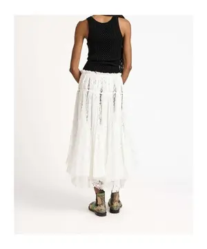 J.W.ANDERSON Cable-knit Racerback Tank - Black