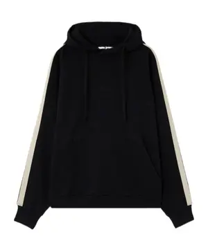 Palm Angels Back Curved Logo Track Hoodie