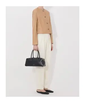 Loulou De Saison Raho Cropped Leather Jacket - Nude