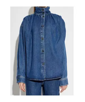 IRO PARIS Julie High-neck Denim Jacket
