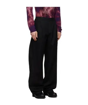 KIKO KOSTADINOV High-waisted Pleated Straight Leg Trousers