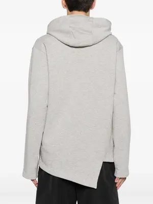 Comme Des Garçons Long-sleeved Hooded Sweatshirt