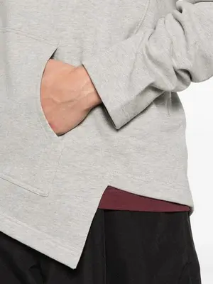 Comme Des Garçons Long-sleeved Hooded Sweatshirt