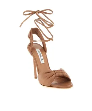 AQUAZZURA Carina Ankle-tie Heeled Sandals