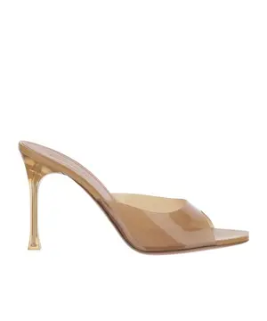 Amina Muaddi High-heeled Stiletto Slip-on Sandals