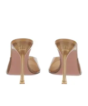 Amina Muaddi High-heeled Stiletto Slip-on Sandals