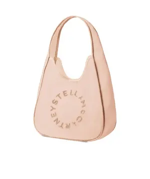 Stella McCartney Logo Mesh Large Hobo Bag