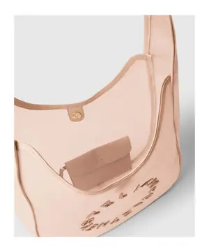 Stella McCartney Logo Mesh Large Hobo Bag