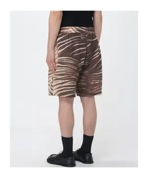 Just Cavalli Printed Drawstring Shorts - Brown