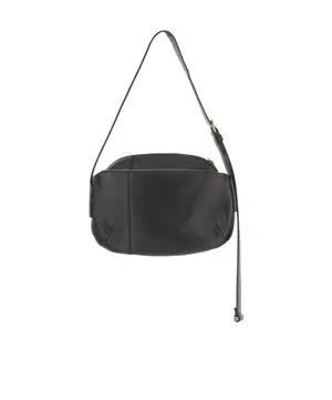 Versace Leather Zippered Shoulder Bag