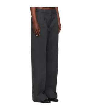 Our Legacy Universe Pinstriped Pleated Trousers