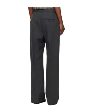 Our Legacy Universe Pinstriped Pleated Trousers