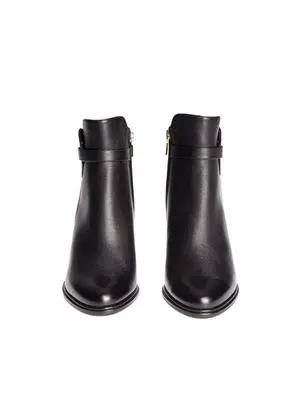 FERRAGAMO Logo High-heeled Ankle Boots