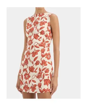 SIR. Floral High Neck Mini Dress