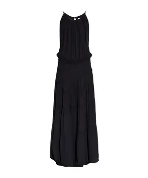 IRO PARIS Sleeveless Tiered Maxi Dress - Black