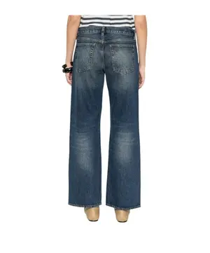 FRAME Belt Loop Straight Leg Jeans