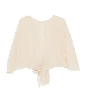 Antonelli Firenze Christian Tie-knot Cape - Beige