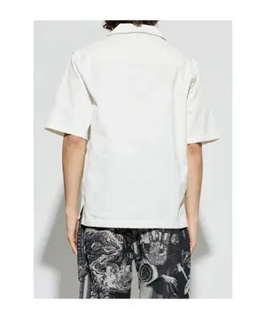 Casablanca Short Sleeve Buttoend Shirt - White
