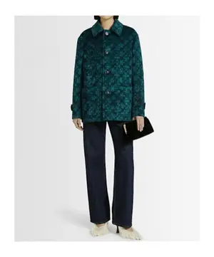 Dries Van Noten Large Leather Clutch