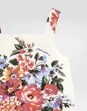 Dolce & Gabbana Floral Print Sleeveless Dress