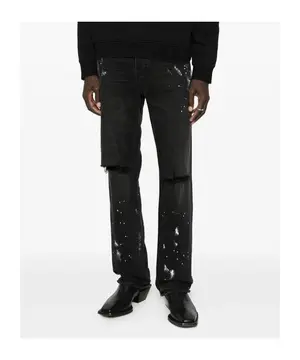 PURPLE BRAND Belt Loop Jeans - Black