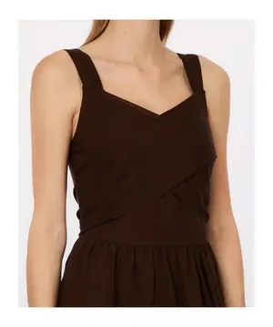 Liu Jo Sleeveless Maxi Dress With Ruffled Hem - Black