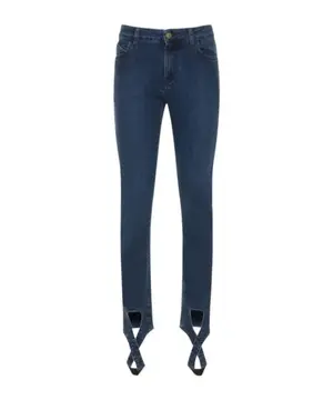 Attico Dakota Cross Stirrup Denim Jeans