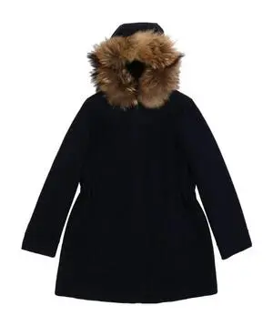 Max Mara Hooded Overcoat With Fur Trim