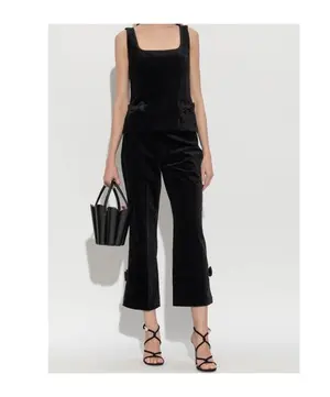 Posse Quincy Bow-detail Trousers