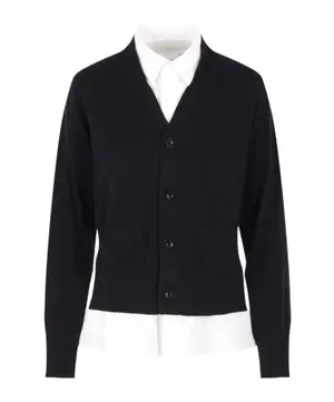Sacai Medium Knit Cardigans For Women