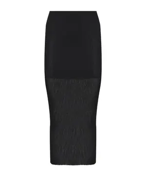 Alberta Ferretti Ribbed Knitted Skirt