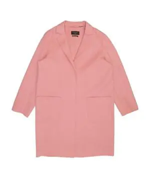 Max Mara Medium Length Coat - Pink