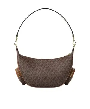 Michael Kors Merritt Medium Signature Logo Convertible Shoulder Bag