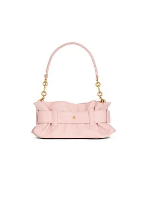 Balmain Mini Anthem Bag In Smooth Leather - Pink