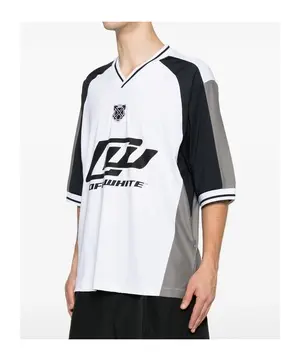 Off-White Logo-print V-neck T-shirt