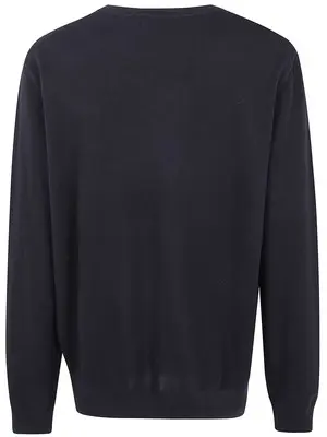 Fred Perry Piqué-stitched Crewneck Top - Black