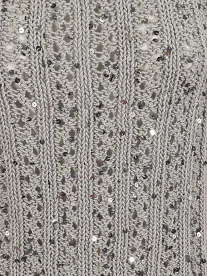 Peserico Sleeveless Sequin Knit Vest