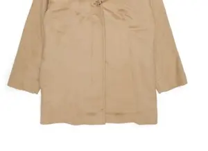 Max Mara Hooded Coat With Furry Collar - Nude