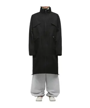 ENTIRE STUDIOS Long Hooded Rain Jacket