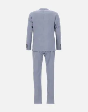 Eleventy Single-breasted Slim Suit - Gray