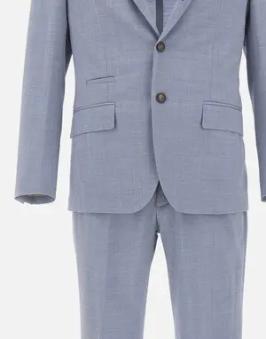 Eleventy Single-breasted Slim Suit - Gray