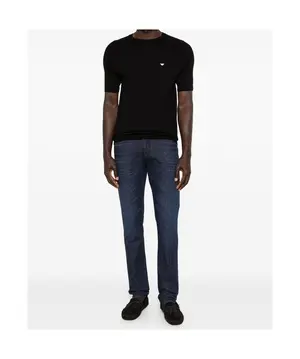 Emporio Armani Dark Wash Slim Fit Jeans
