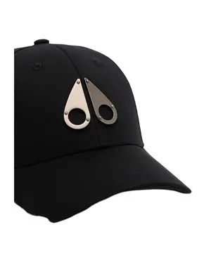 Moose Knuckles Logo Baseball Cap - Black
