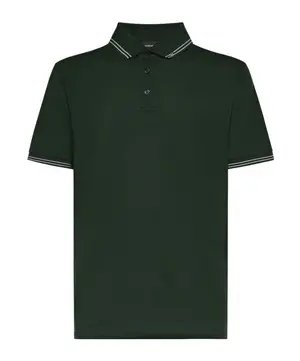 Emporio Armani Tipped Collar Polo Shirt - Green