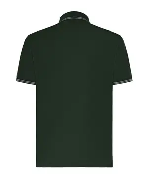 Emporio Armani Tipped Collar Polo Shirt - Green